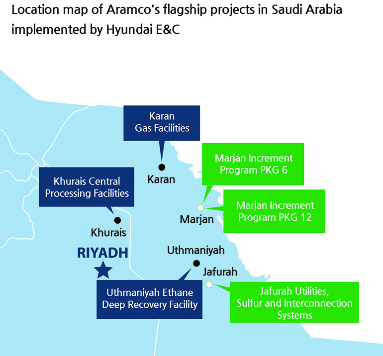 Hyundai E&C’s project recognized by Aramco, world’s largest energy firm ...
