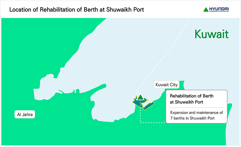 Hyundai E&C Won 220 Billion Won Construction Project of Shuwaikh Port ...
